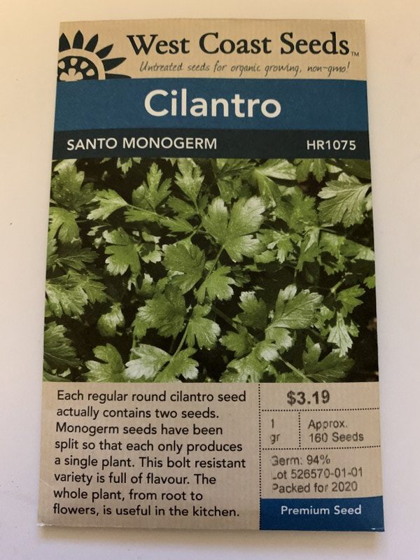 Cilantro – Santo Monogerm_800x600 | Dunvegan Gardens